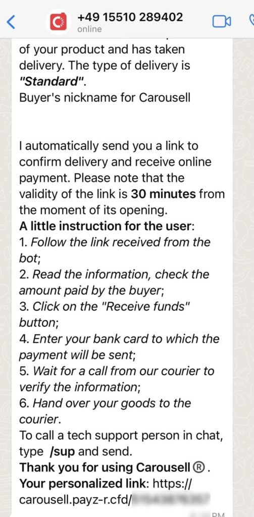Carousell Seller Allegedly Almost Scammed By Buyer With Payment Link ...