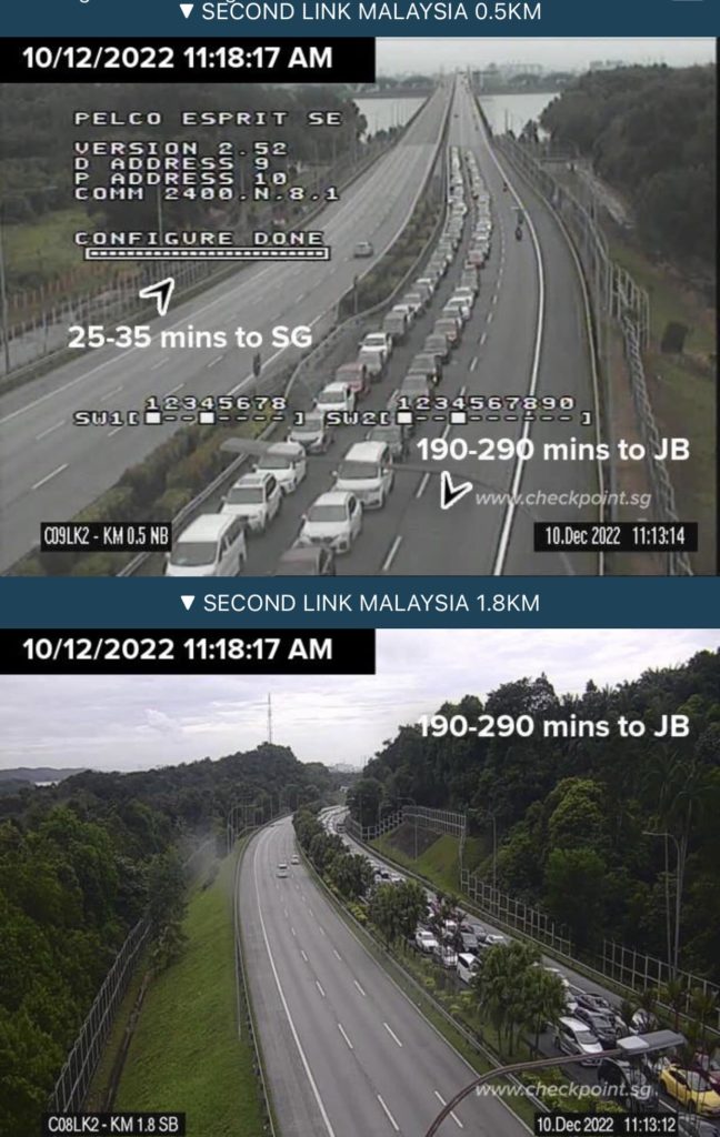 Tuas Second Link Sees Massive Jams As M'sia Holidays Start, Some ...