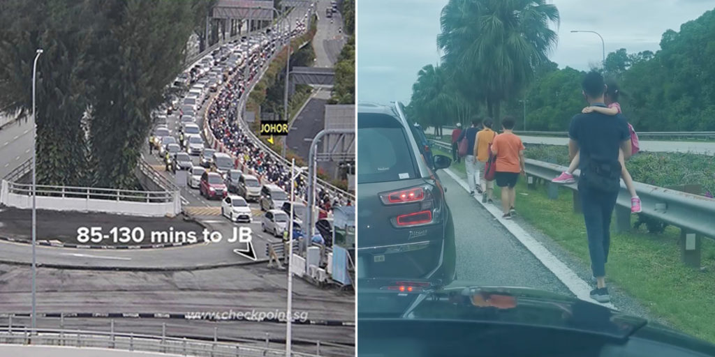 Tuas Second Link Sees Massive Jams As M'sia Holidays Start, Some ...