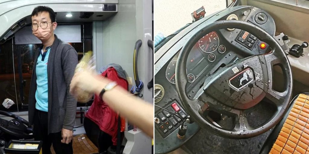 Bus Driver Allegedly Splashes Drink On Colleague During Confrontation ...