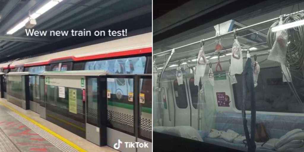 New MRT Train Seen Being Tested On East-West Line, Means They'll Be ...