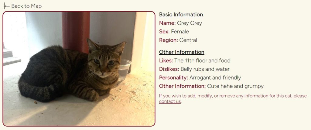 S'pore Map For Community Cats Shows Lepak Spots Of Over 200 Felines ...