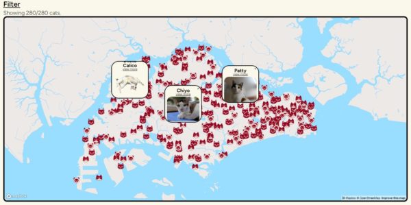 S'pore Map For Community Cats Shows Lepak Spots Of Over 200 Felines ...