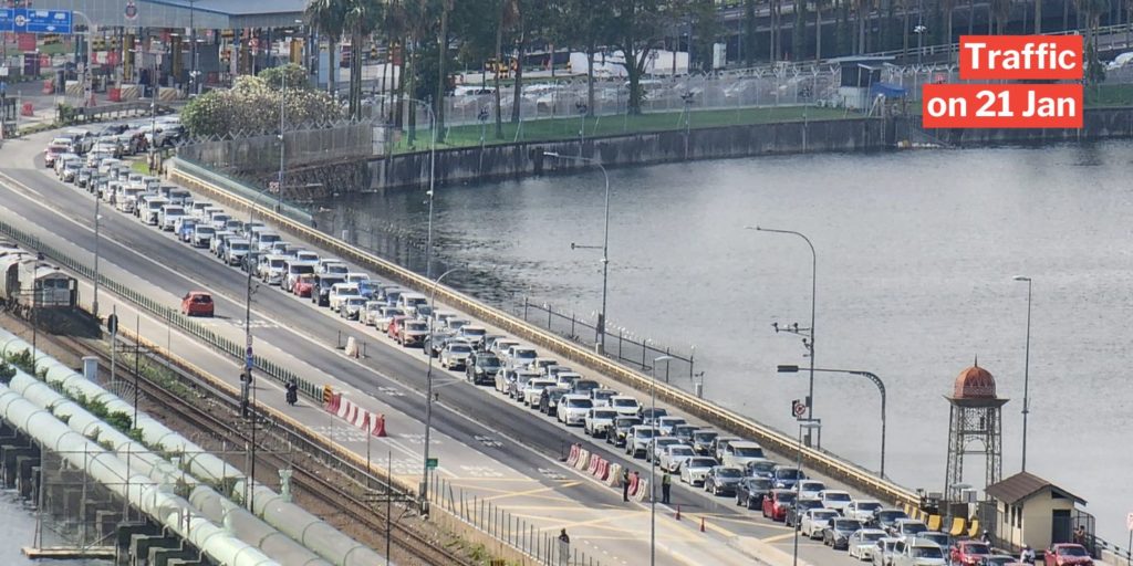 S’pore-Johor Causeway Jam May Stretch Up To 4 Hours As Travellers Cross ...