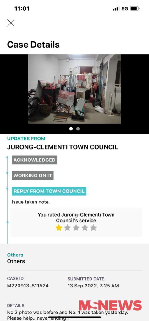 Jurong Resident Clutters Common Corridor For Over 10 Years, Neighbour ...