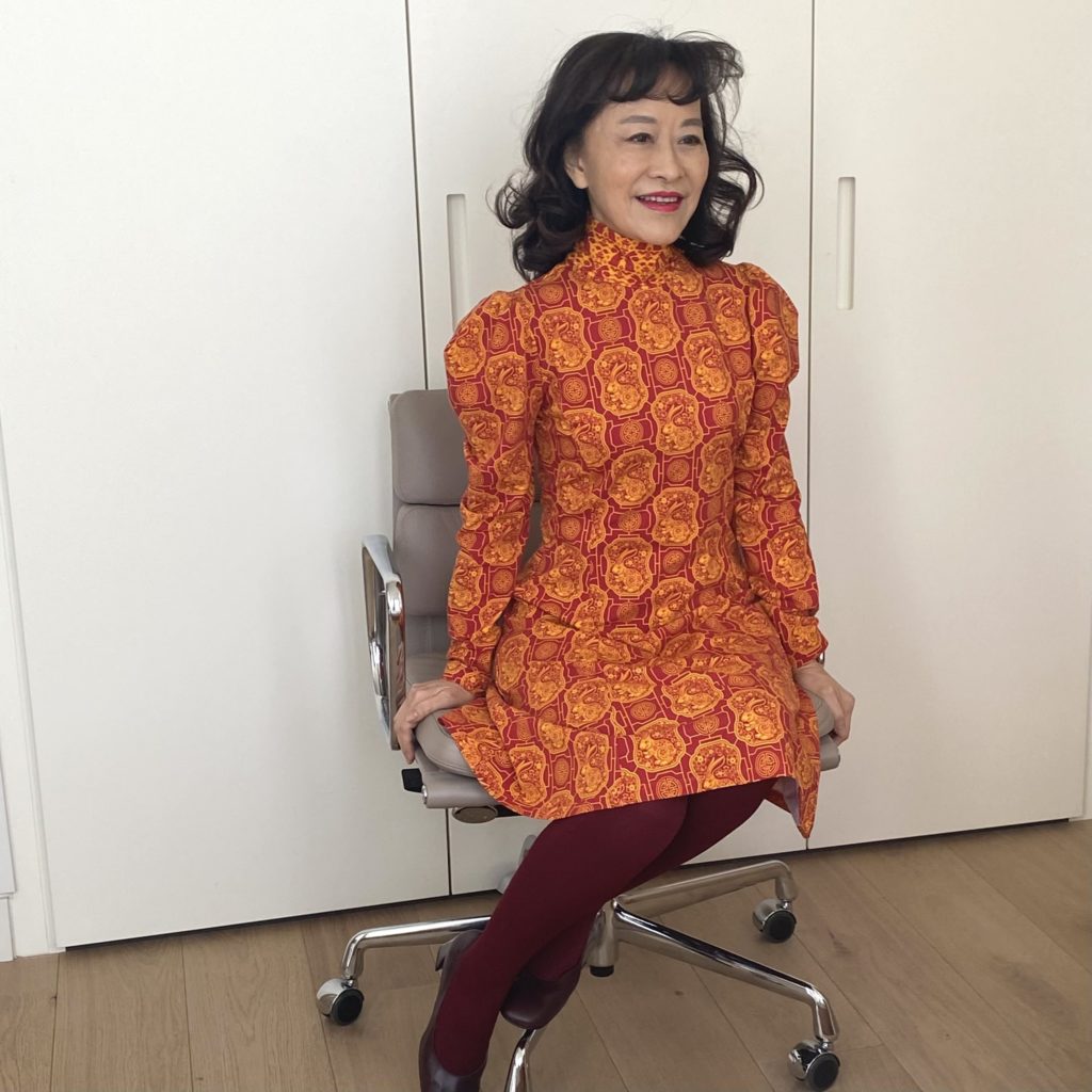 Lee Suet Fern Makes Red Dress With Rabbit Motifs That's A Perfect CNY ...
