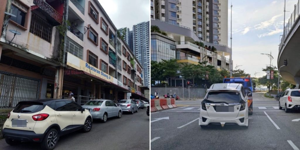 Illegal Parking Along Road Near JB Checkpoint Disrupts Businesses ...