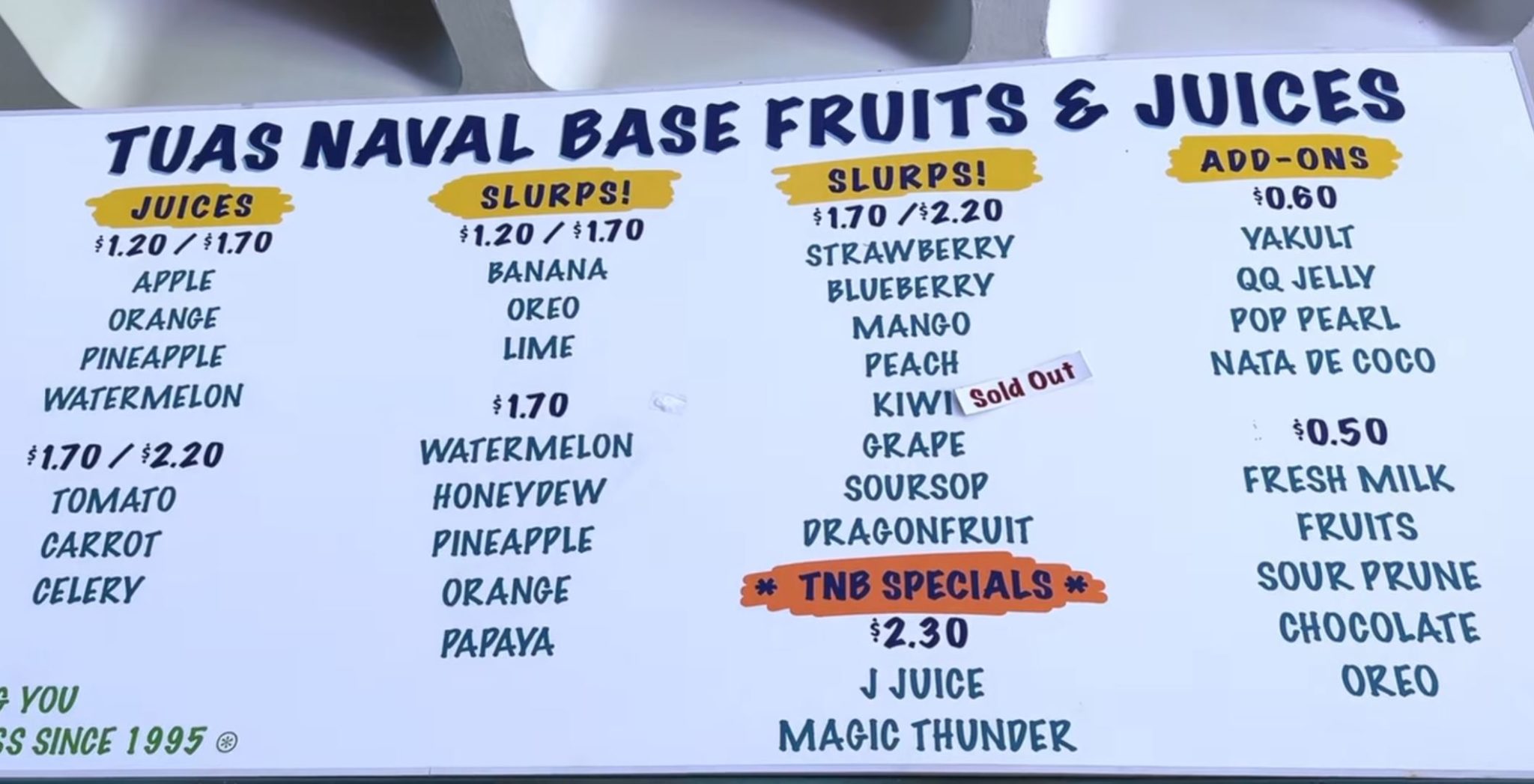 Tuas Naval Base Fruit Juice Uncle Retiring After 28 Years, Was Once A ...