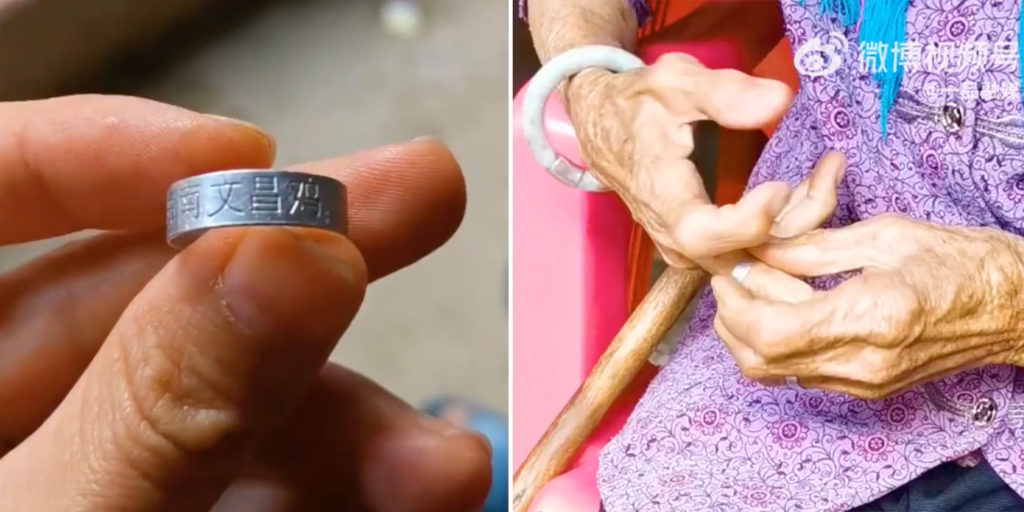 This Ah Ma's ‘Silver Ring’ Is Actually A Chicken Leg Band, She’s Been ...
