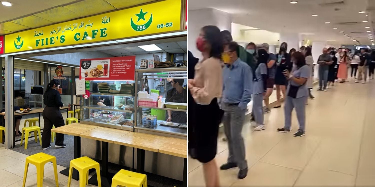 Lucky Plaza Chicken Rice Stall With ‘Grumpy’ Seller Sees Long Queue ...