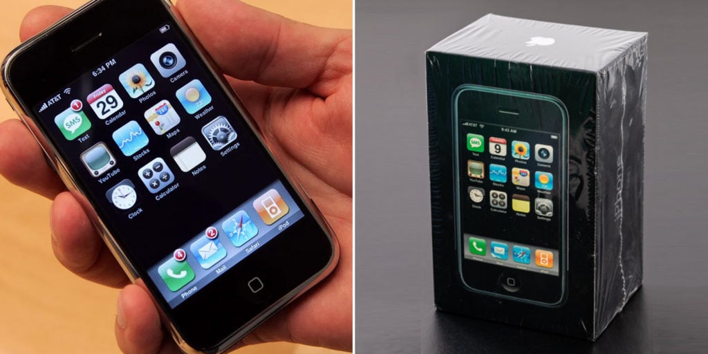 First-Generation iPhone Auctioned Off For Over S$84K, 100 Times Higher ...