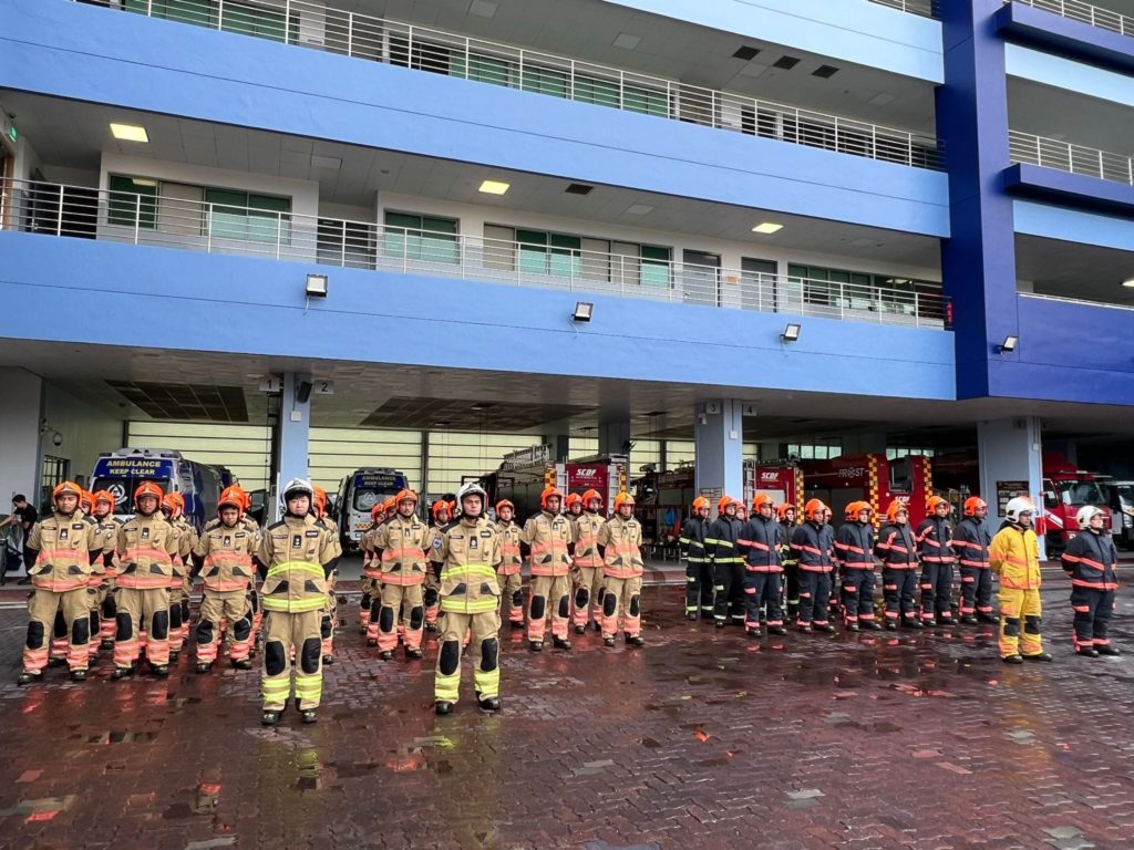 SCDF Firefighters Don New Suits With Improved Flame Protection & Abrasion Resistance For Safety