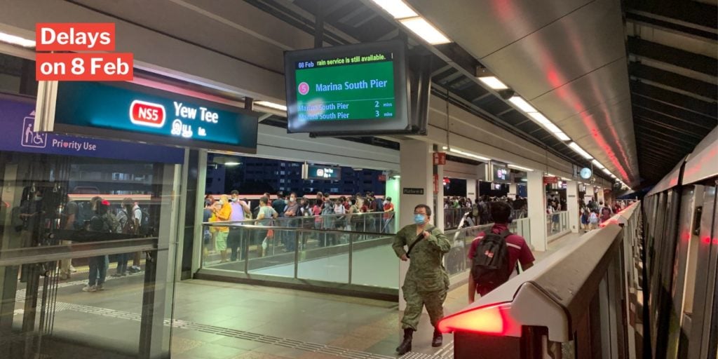 North-South Line MRT Services Disrupted For 6 Hours Due To Track Point ...