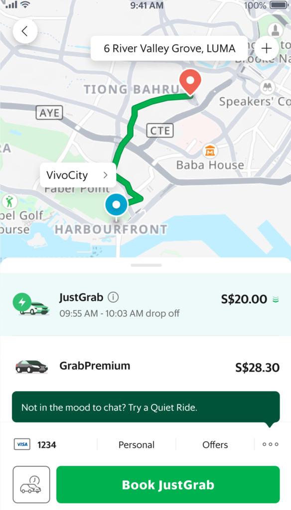 Grab S'pore Now Has 'Quiet Ride' Option, Drivers To Only Initiate ...