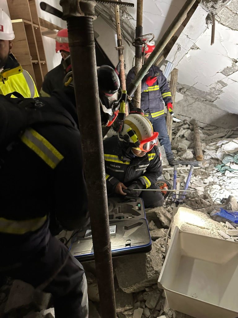 SCDF Officers Help Rescue Man Trapped In Turkiye Building, Operation ...