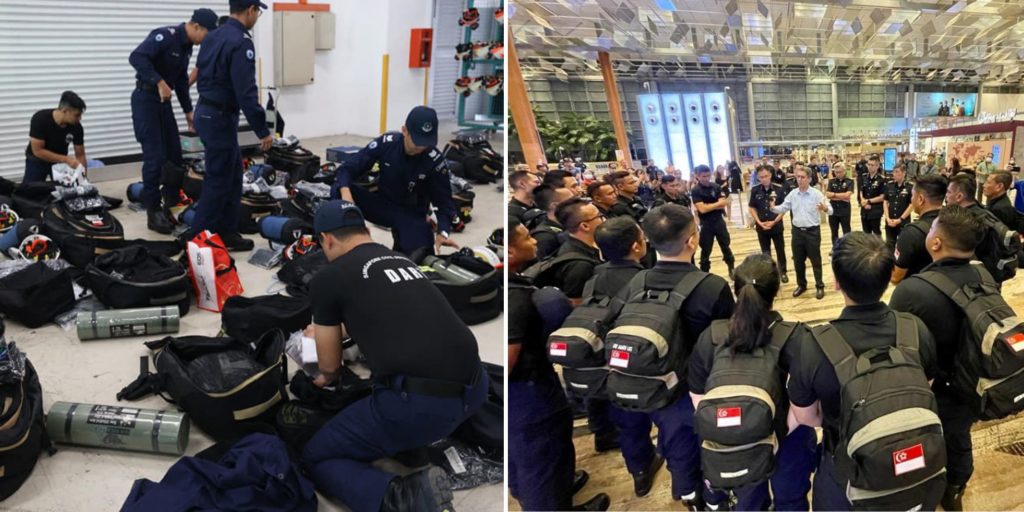 20 SCDF Officers Depart For Turkey To Assist In Rescue Efforts After ...