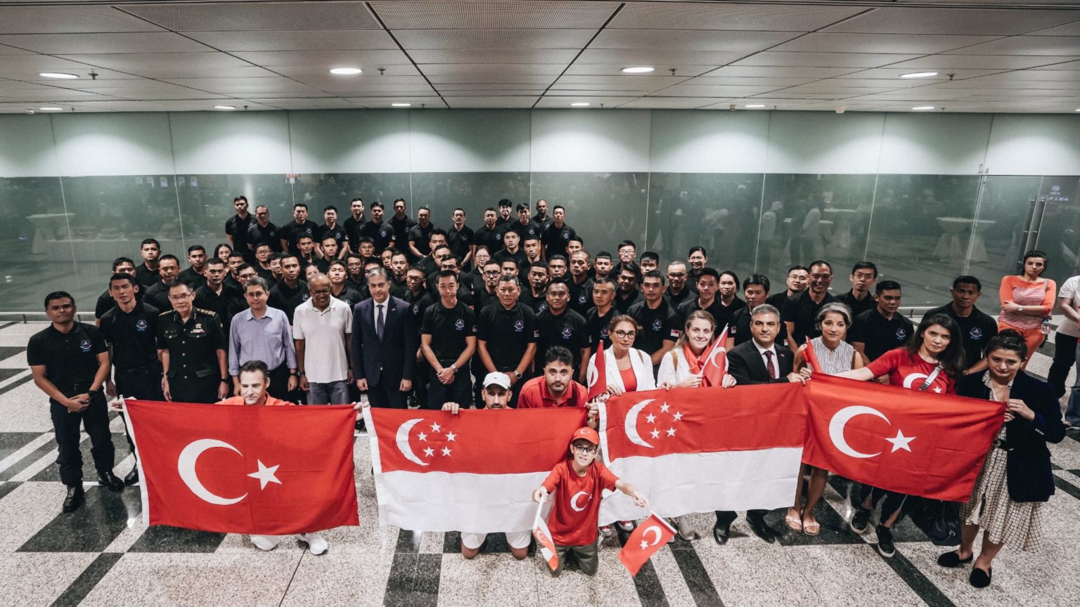 SCDF Turkiye Contingent Gets Hero Welcome At Changi Airport, Ministers ...