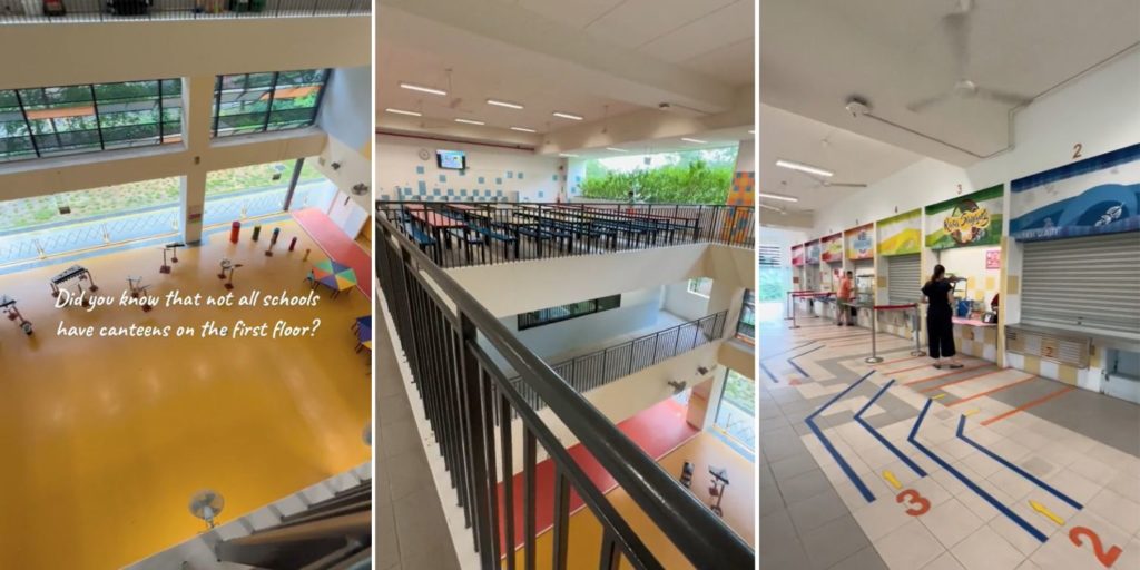 Alexandra Primary School Has Canteen On 3rd Floor, Students & Staff ...