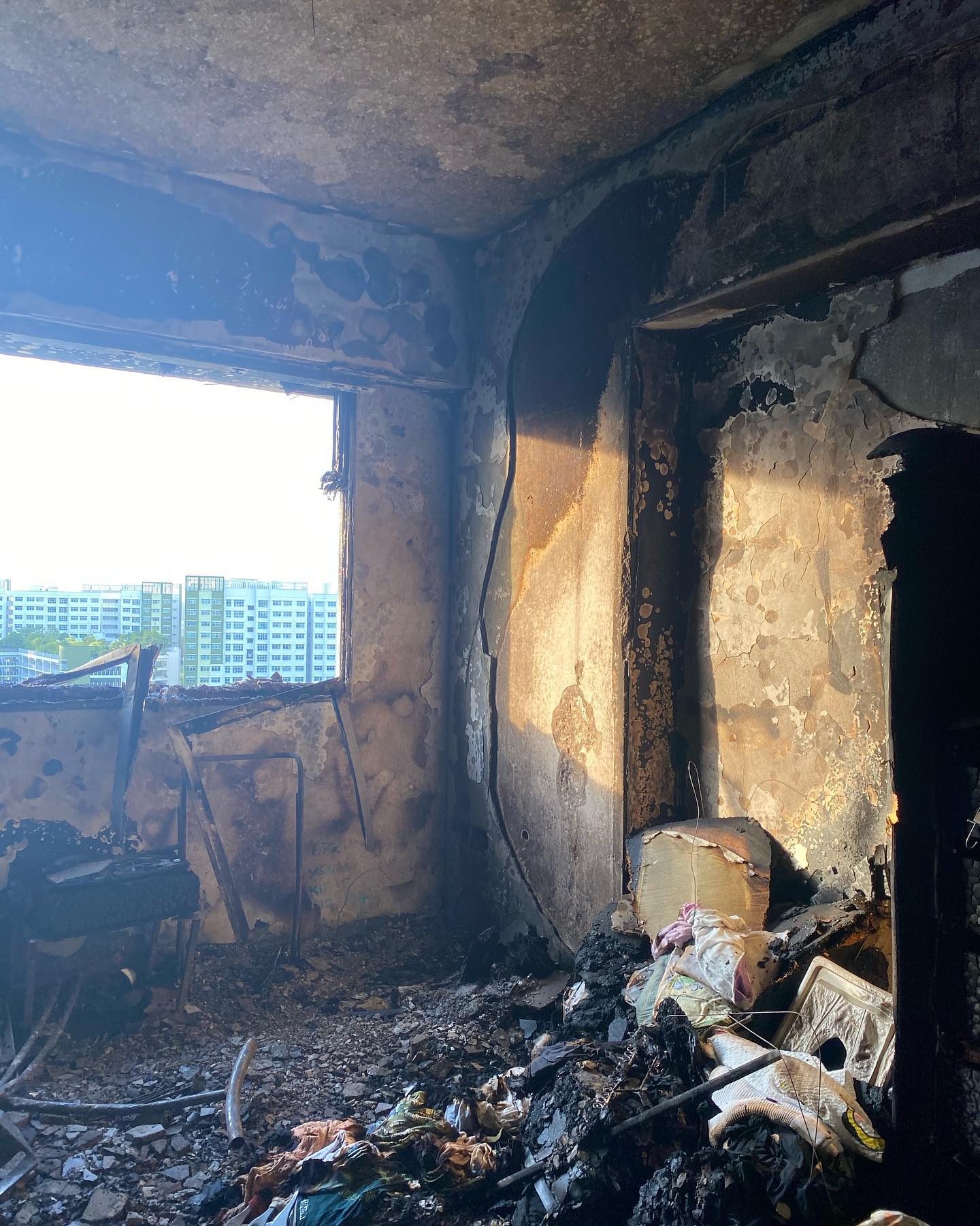HDB Flat Catches Fire 1 Day Before Ramadan, Family Safe & Welcomes ...
