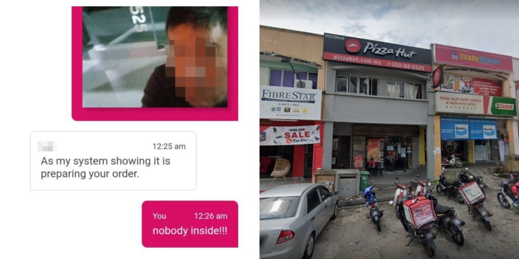 Foodpanda Customer Drives To M'sia Pizza Hut To Check On Order, Finds ...