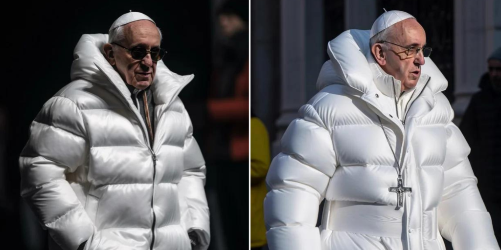 Viral Images Of Pope In Puffer Jacket Are Fake, Pictures Were Generated ...