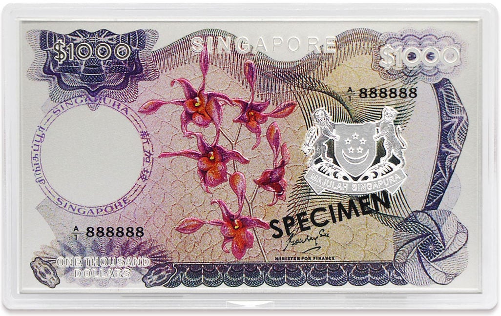 S'pore Mint Launches Pure Gold & Silver S$1K Banknotes, Limited Pieces ...