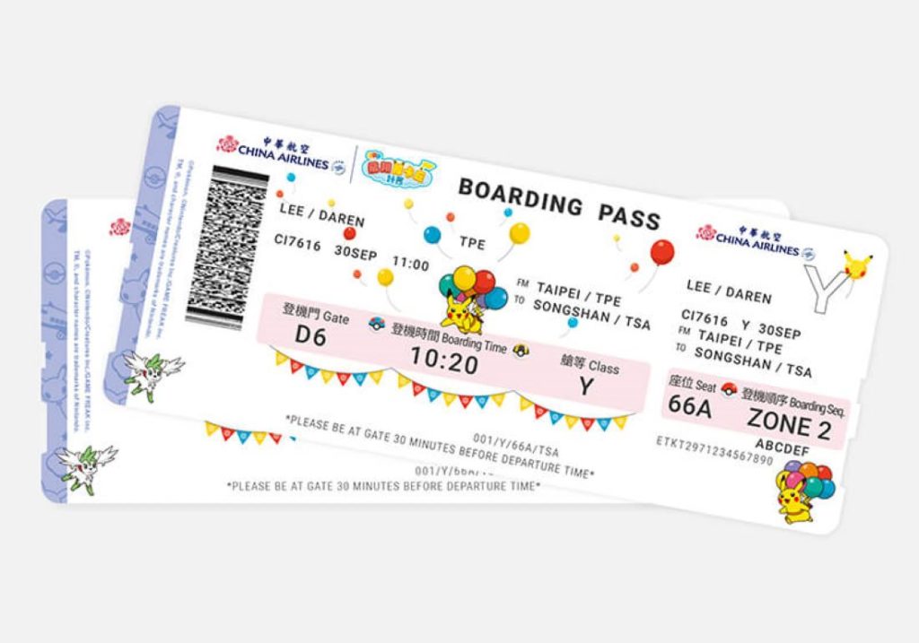 Pokémon-Themed Plane From Penang Comes With Pikachu Boarding Passes ...