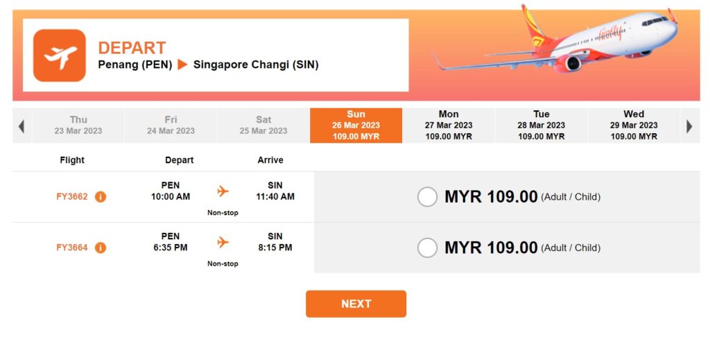 Firefly Airlines Will Offer Direct Flights From Changi Airport To ...