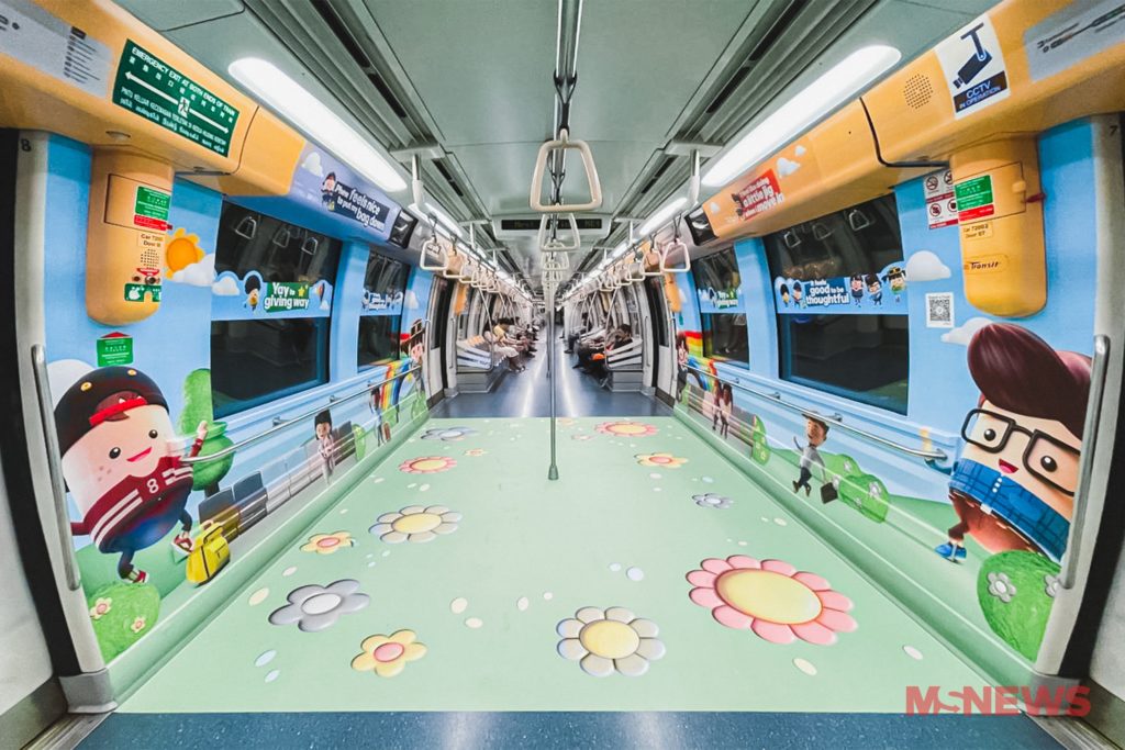 North-East Line Train Will Feature Colourful Decals To Promote Commuter ...