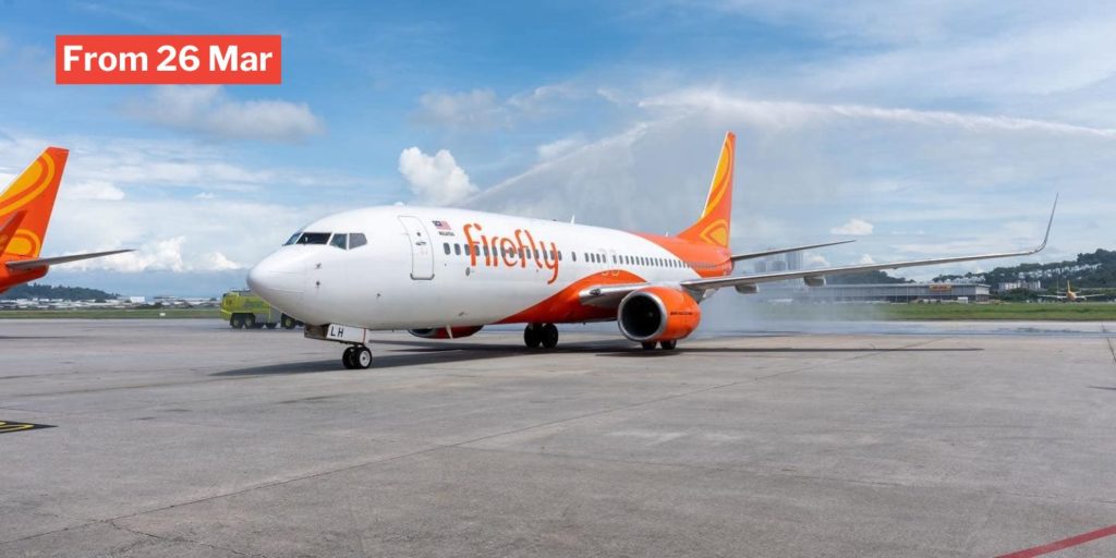 Firefly Airlines Will Offer Direct Flights From Changi Airport To ...