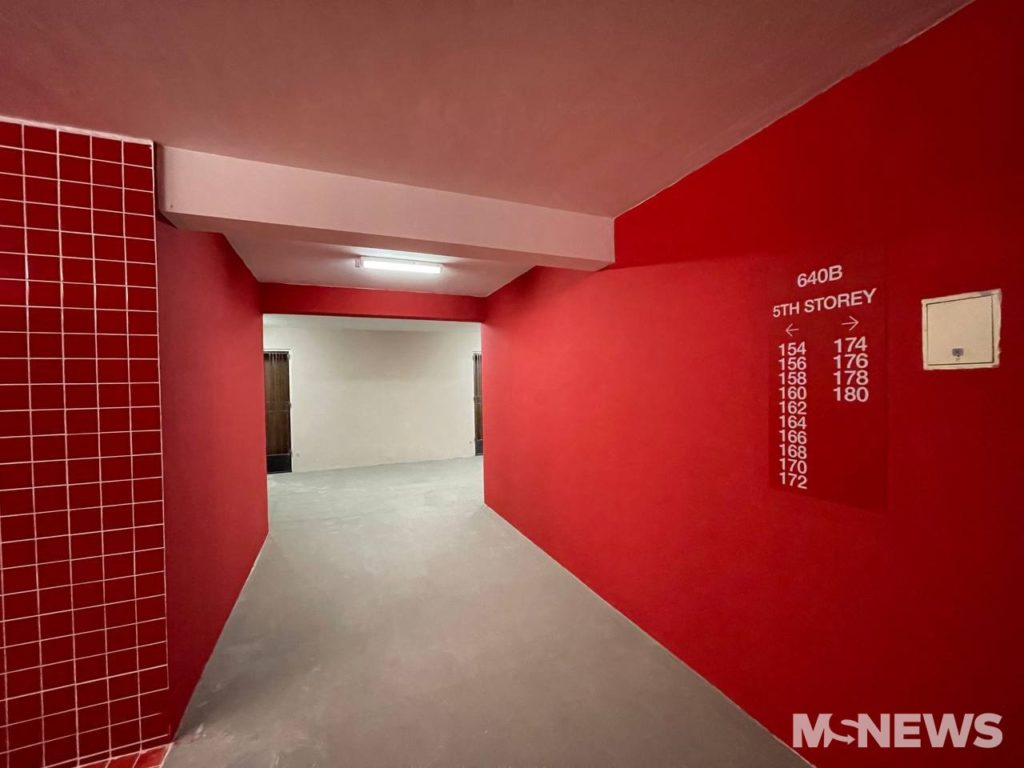 Ceiling Of 'Eerie' Red Tampines BTO Painted White, Spooky Vibes ...