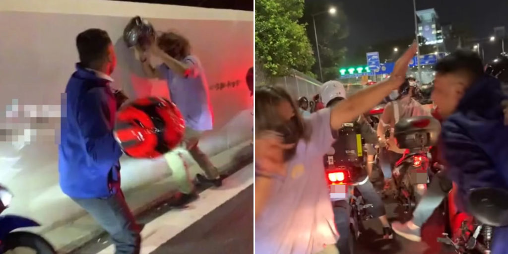 2 Men Hit Each Other With Helmets At Woodlands Checkpoint, Arrested ...