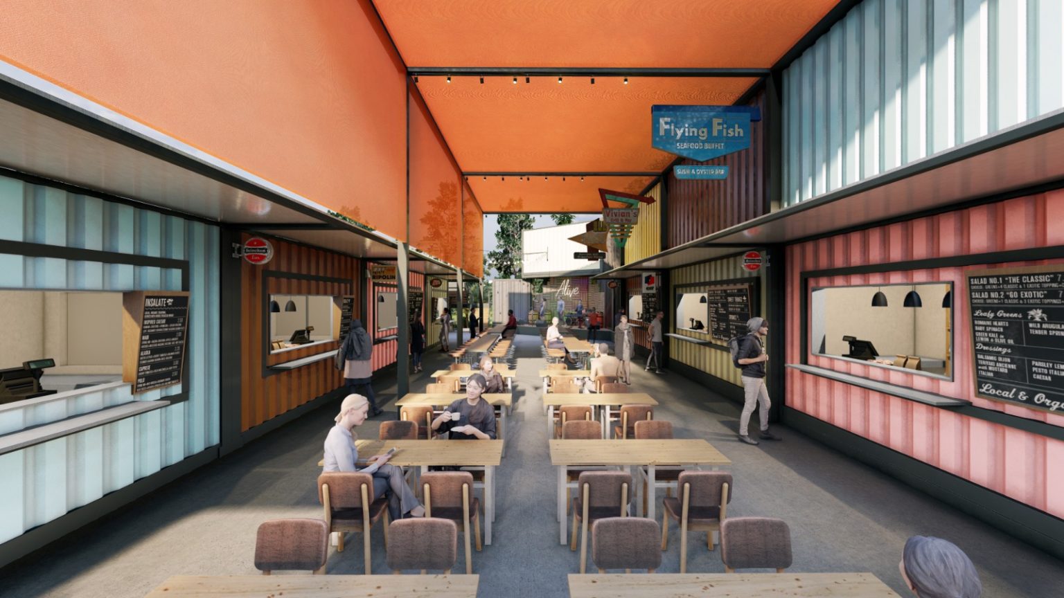 Container Park Near Changi Airport Has Al Fresco Dining & Outdoor Stage ...