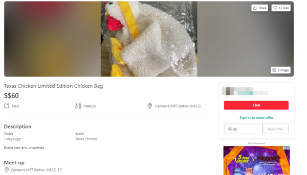 Viral Texas Chicken Bag Sold Online From S$2.90, Cheaper Than Meal ...