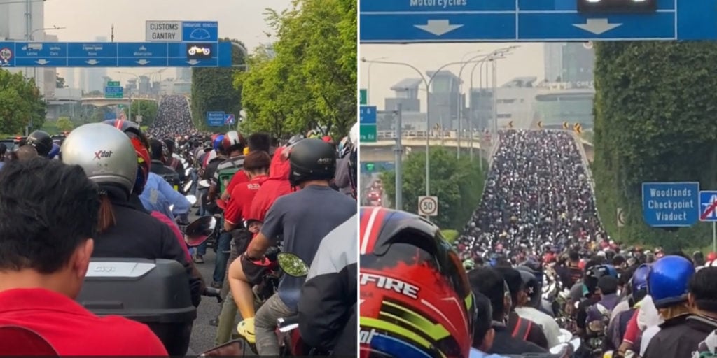 Major Jam From Johor To Woodlands Checkpoint, Motorists Allegedly Stuck ...