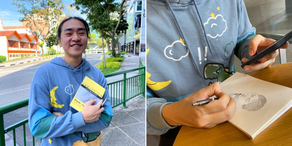 25 Year Old S Porean Sketches People In Public Loves Seeing Their