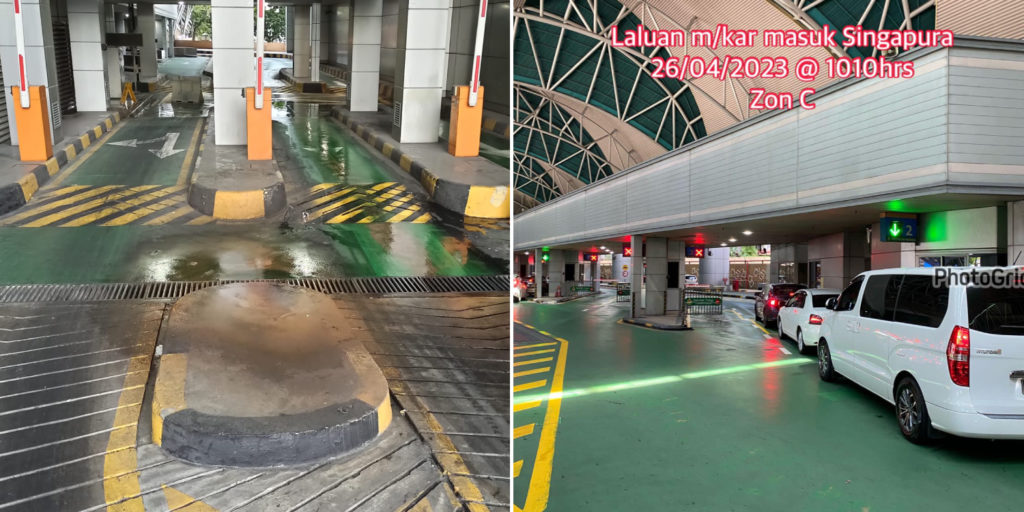 Johor Checkpoint Counters Still Closed & Smelly Water Floods Roads ...