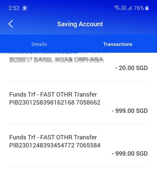 Fraudulent Transactions Made On S’pore Woman’s UOB Account, She’s ...