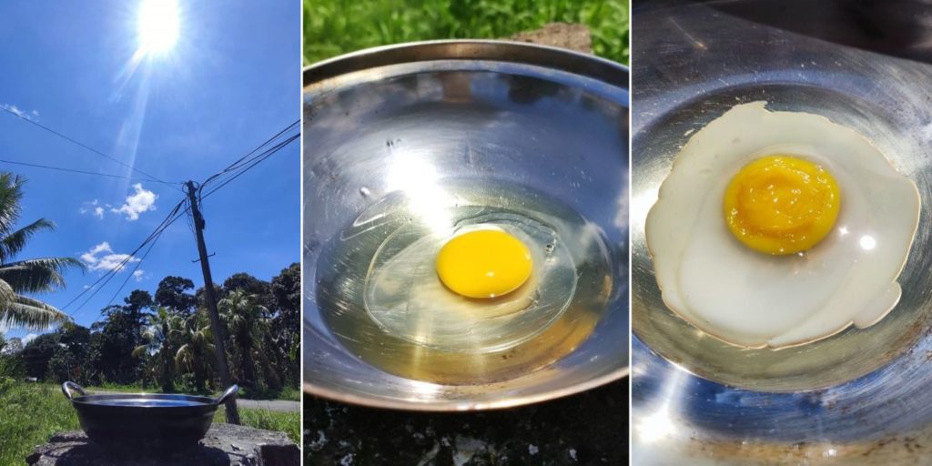 Woman Fries An Egg Under Scorching Sun In Sabah, Proves How Hot M'sia's ...