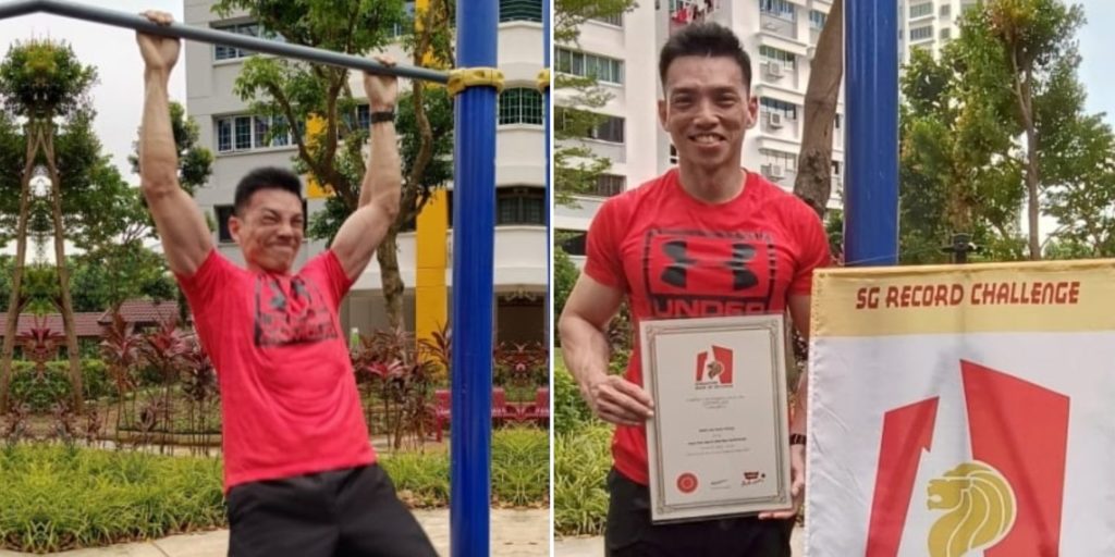 48-Year-Old SAF Commando Does 650 Chin-Ups In 1 Hour, Sets National Record