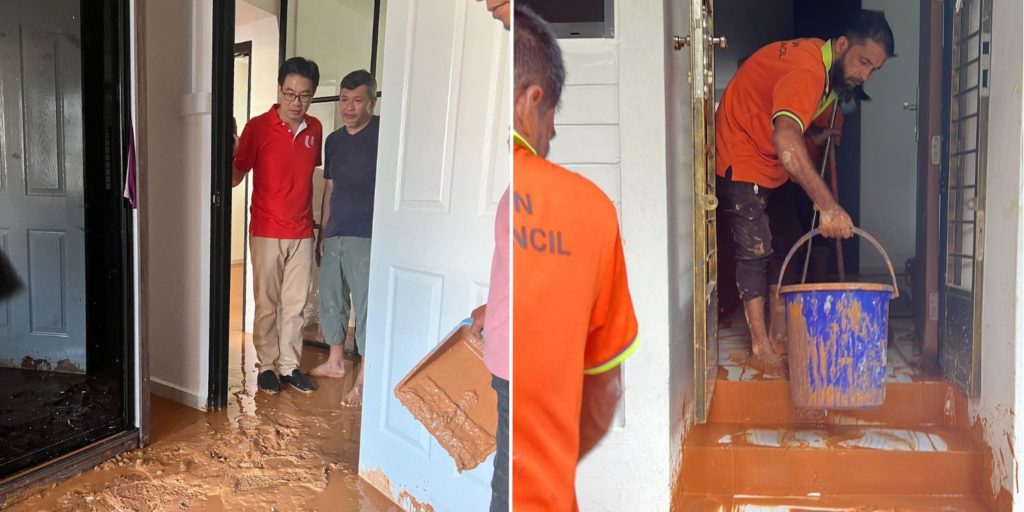 Burst Pipe Leaves Yishun Flat Muddy & Flooded, Town Council Working To ...