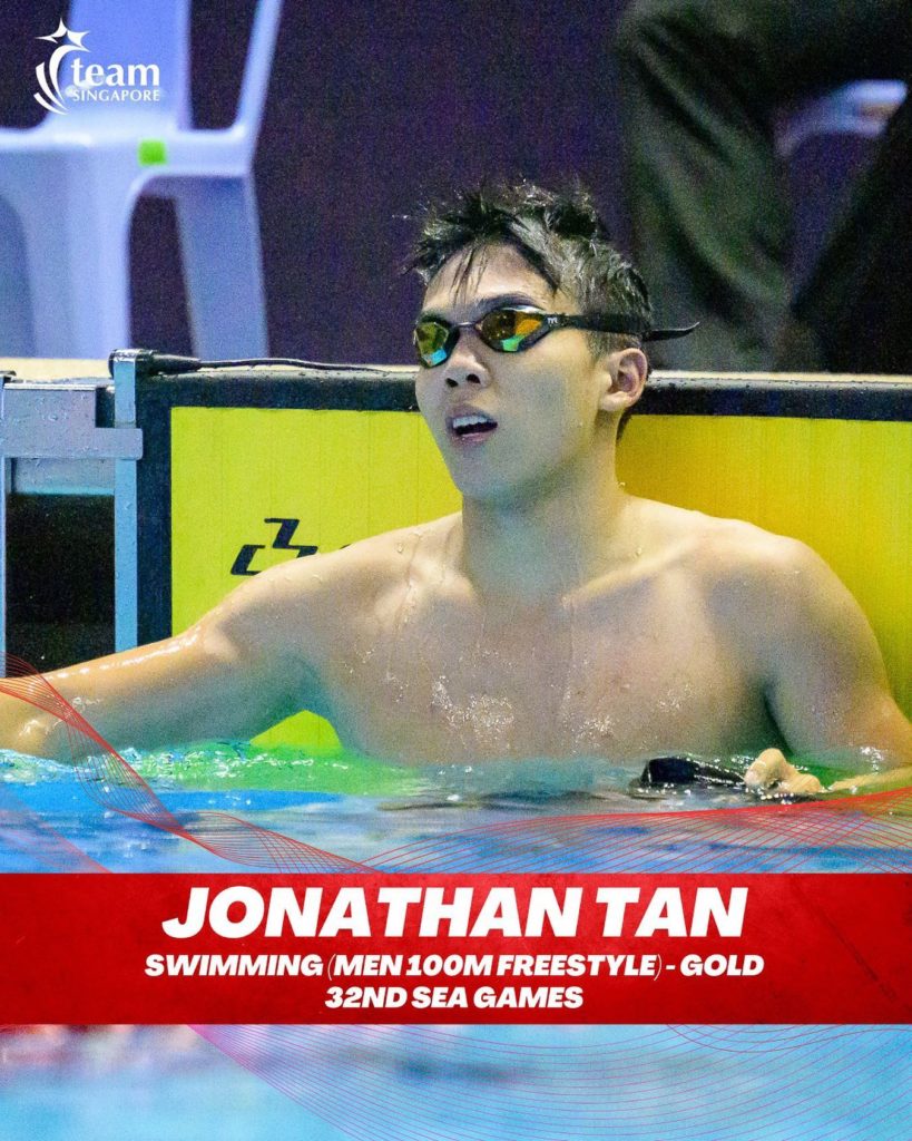 S'pore Gets 1,000th SEA Games Gold Medal, It's Won By Women’s Swimming Relay Team