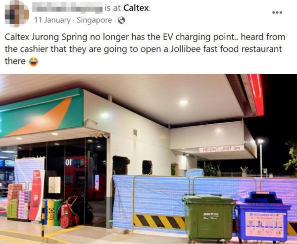Jollibee Drive-Thru Opening At Caltex Jurong Soon, Get Fried Chicken On ...