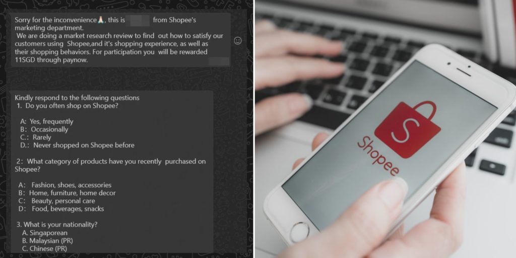 Shopee Warns Of WhatsApp Scam Asking Users To Do Marketing Survey ...