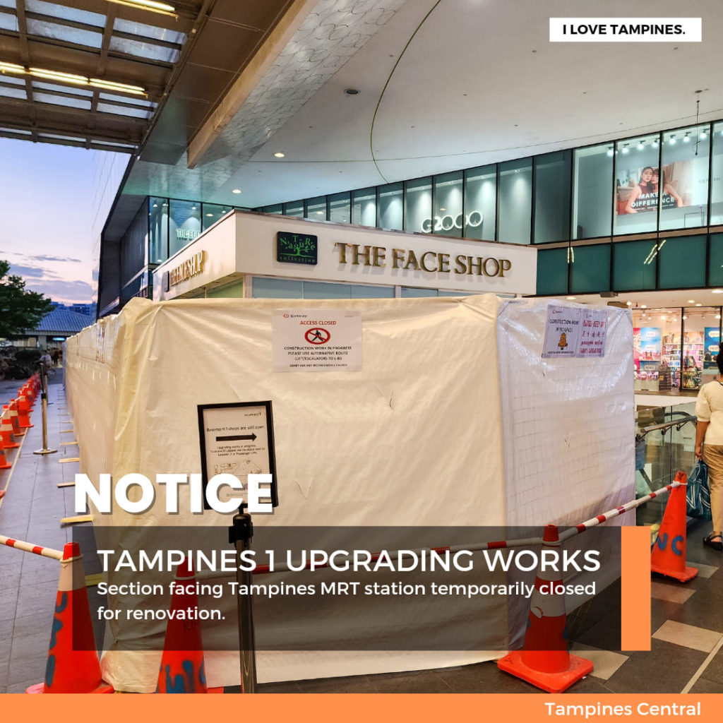 Tampines 1 Mall Undergoes Renovation, Will Welcome New Stores Like ...
