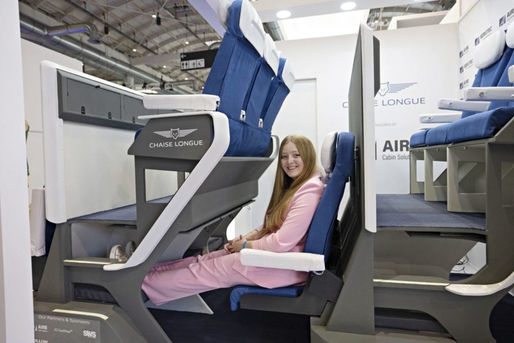 Designer Creates Double-Decker Aeroplane Seat Prototype, Travellers ...