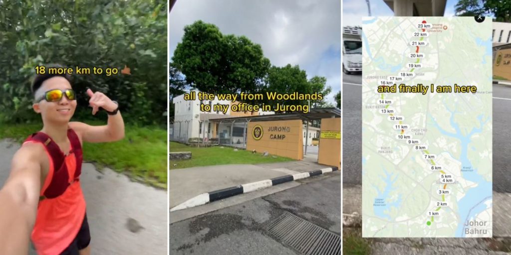 SAF Officer Runs 24km To Work From Woodlands To Jurong, Enjoys Scenic ...