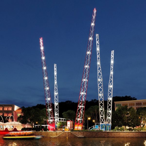 Slingshot Ride Opens In Clarke Quay, Daredevils Can Experience ...