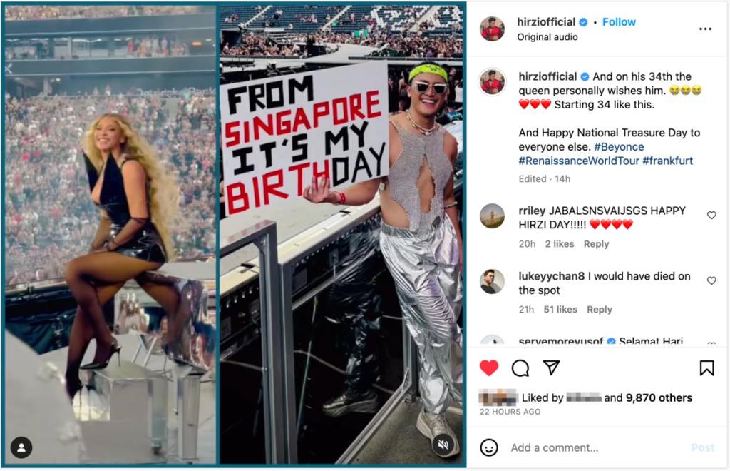 Beyoncé Wishes S’porean Comedian Hirzi Happy Birthday After Seeing His ...