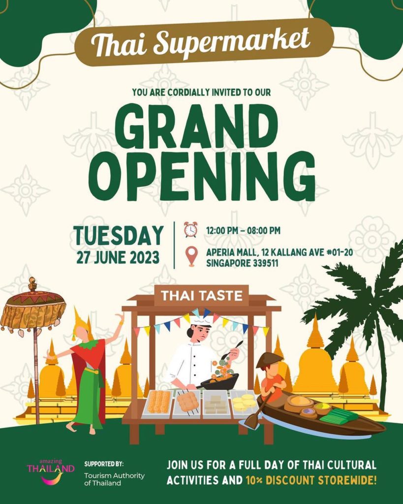 Aperia Mall Thai Supermarket Has Food Stalls Selling Stuffed Buns ...